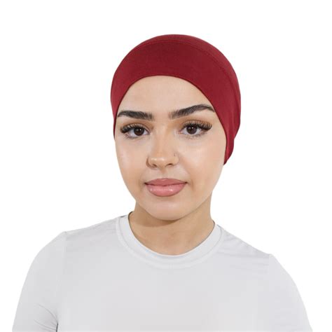 Under Cap In Cherry Red Byhasanat