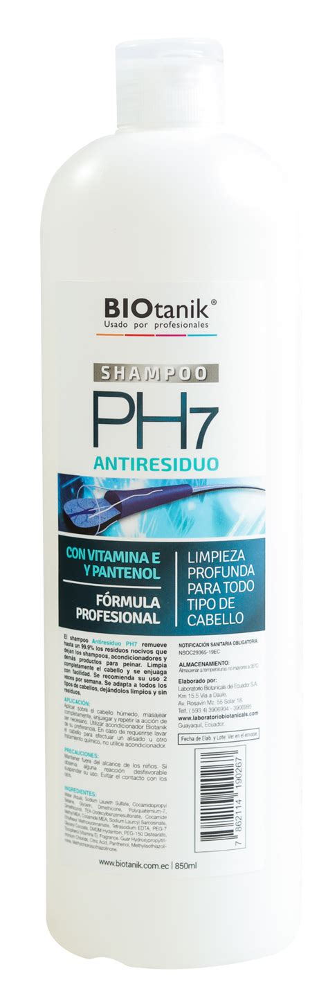 Shampoo Ph7 850ml Biotanik