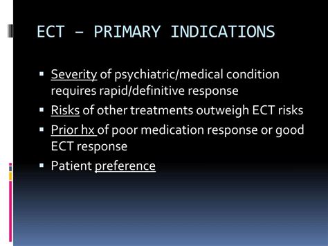 Ppt Overview Of Ect Use In The Elderly Powerpoint Presentation Free