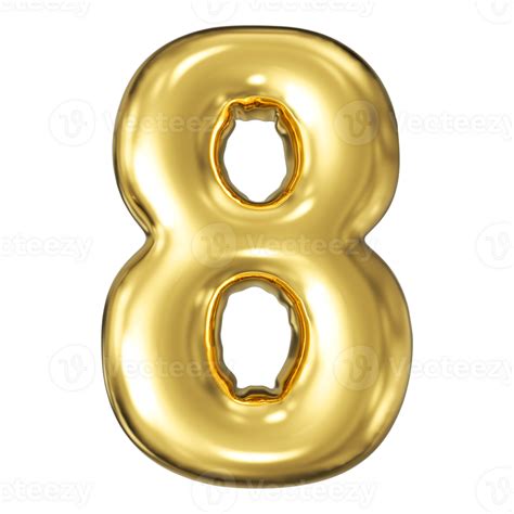 Bubble Writing Number 8