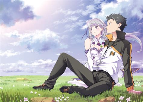 Matsuse Daichi Emilia Rezero Natsuki Subaru Rezero Kara Hajimeru Isekai Seikatsu Silver