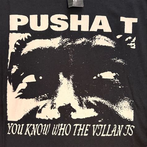 Shirts Nwt Pusha T Black Tee Comes In Multiple Sizes Poshmark