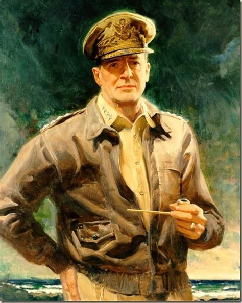 2011 April 19 Douglas Macarthur History Wall Vintage Portraits
