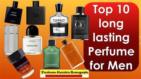 Top 10 Long Lasting Perfume For Men Youtube