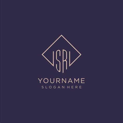 Initials Sr Logo Monogram With Rectangle Style Design 27933178 Vector Art At Vecteezy