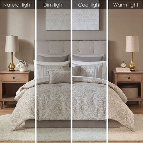 Jayla Queen Complete Bedding Set Khaki Value City Furniture