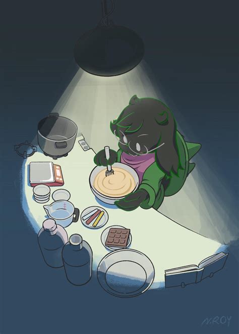 Ralsei Baking A Cake For His Friends R Ralsei