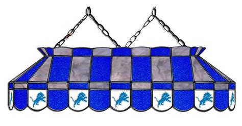 Imperial Detroit Lions 40 Glass Billiard Lamp
