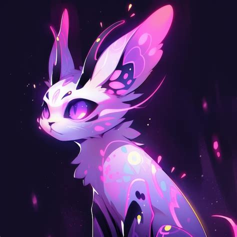 Premium Ai Image Radiant Gatomon A Fluorescent Feline Anthro With
