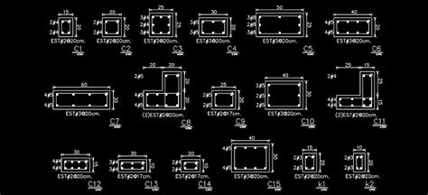 Detalles De Vigas De Hormigón Armado Detalle Del Armado De Vigas En