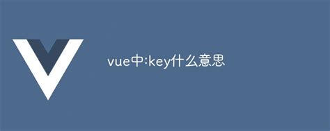 vue中 key什么意思 叮当号