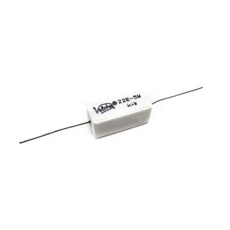 22 Ohm 5w Ceramic Cement Resistor At ₹ 4 Ceramic Encased Resistor In