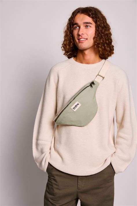 Sac Banane Olivia Vert Argile Coton Bio Eco Responsable Hindbag