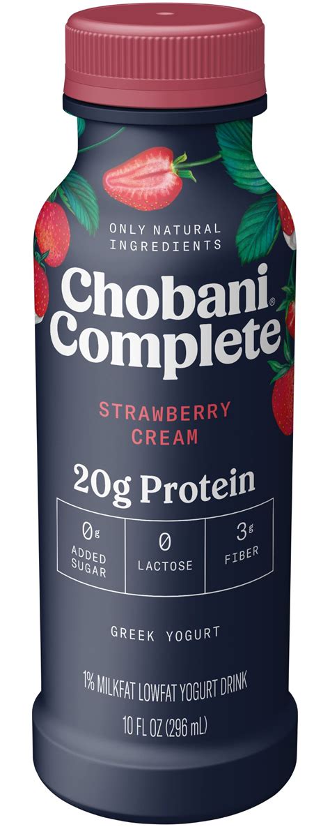 Chobani Complete Greek Yogurt Drink Vanilla 10 Fl Oz