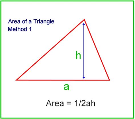 how to calculate height of a triangle