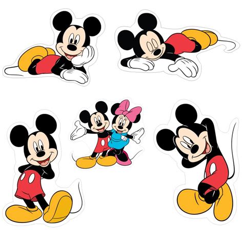 Mickey Mouse Paper Cutouts Mickey Mouse Paper Cutouts