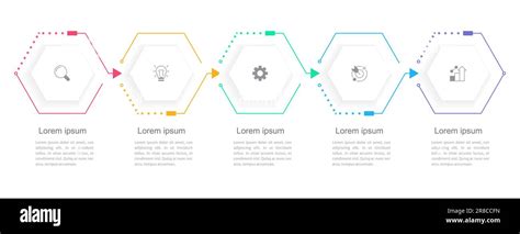 Improving Performance Infographic Chart Design Template Stock Vector