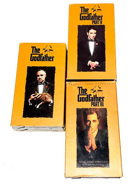 The Godfather Trilogy Vhs Tapes