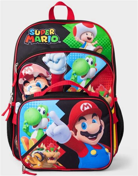 Mario Back To School Backpack Marios New Mercari