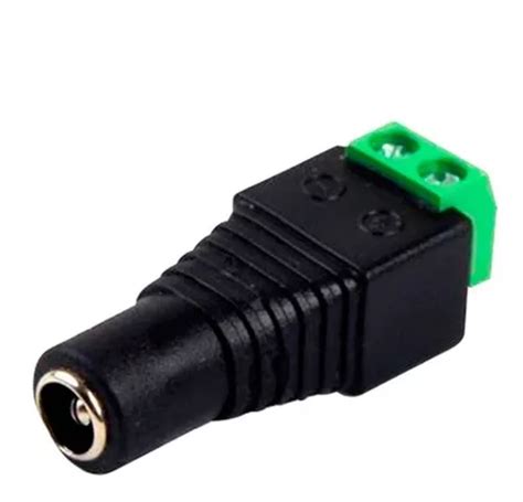 Conector Corriente Plug 2 1mm 12v Hembra Cctv Alarma 12 Unid Mercadolibre