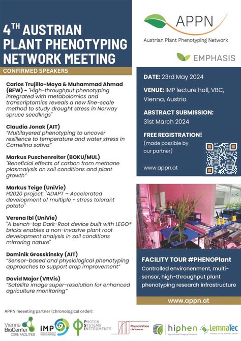 Join 4th Austrian Plant Phenotyping Network Appn Babak Malekian