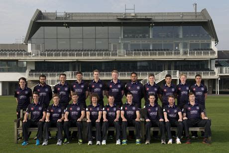 Count Gloucestershire Ccc Photocall Britain 10 Apr 2015 Stock