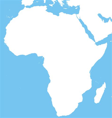 Africa Printable Maps By
