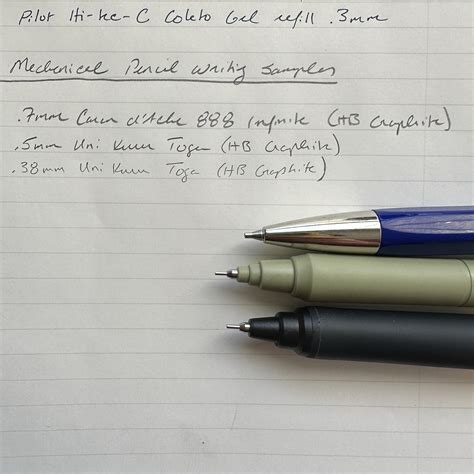How Fine Is Too Fine Comparing Tip Sizes Across Different Pen And