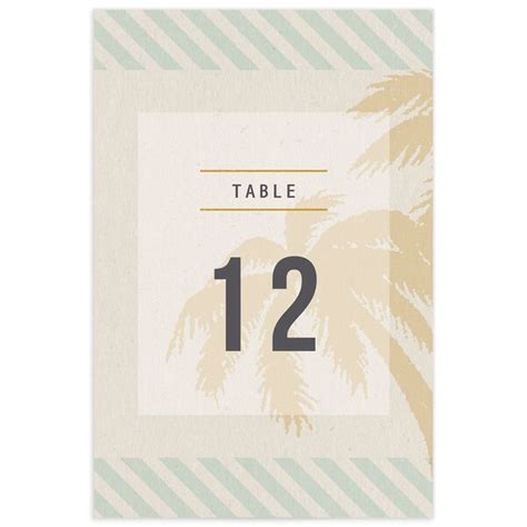 Retro Boarding Pass Table Numbers The Knot