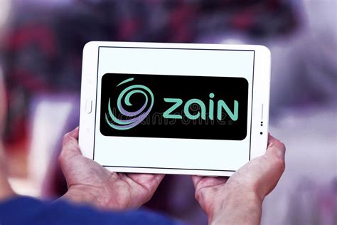 Zain Telecommunications Company Logo Editorial Photo Image Of Markets