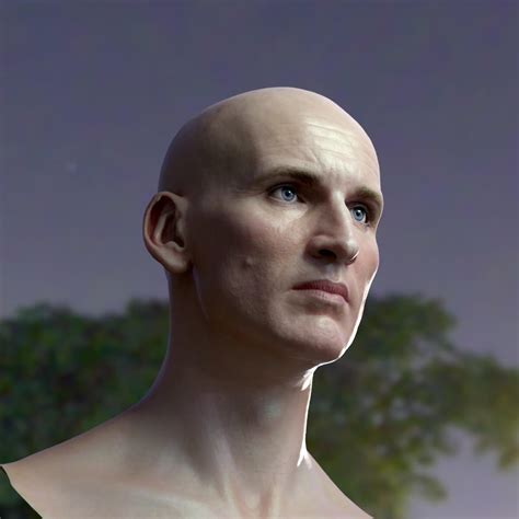 Christopher Eccleston Head 3d Model By Vefilanna