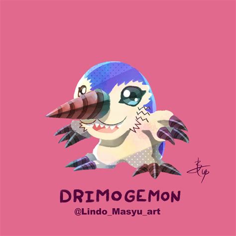 Drimogemon Digimon Absurdres Highres Claws Digimon Creature