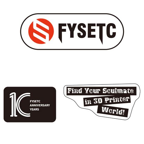 Fysetc 10th Anniversary Commemorative Stickers Various Styles Funny St Fysetc Official Website