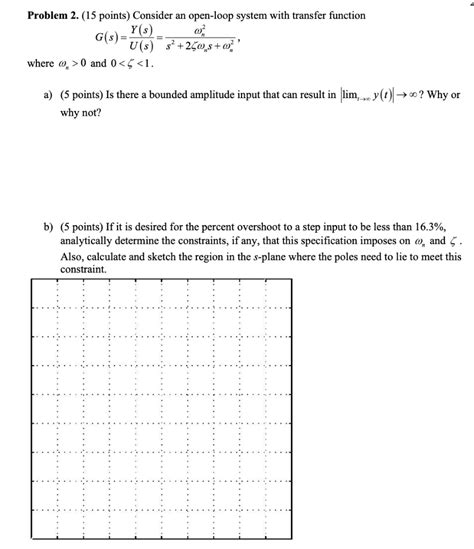 solved g s u s y s s2 2ζωns ωn2ωn2 where ωn 0 and 0