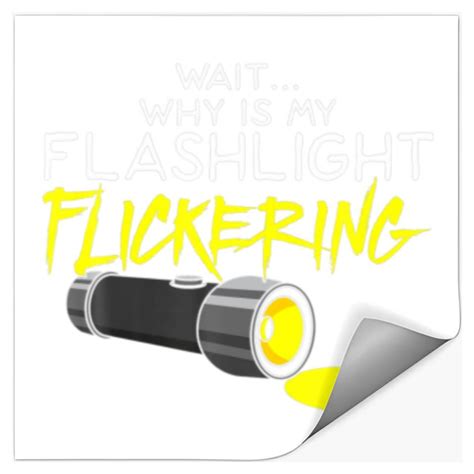 Phasmophobia Flickering Flashlight Ghost Hunting Stickers Sold By