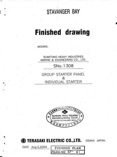 Ef 61 Group Starter Panel Pdf