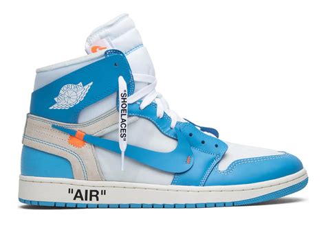 Nike Air Jordan 1 Retro High Off White University Blue Aq0818 148