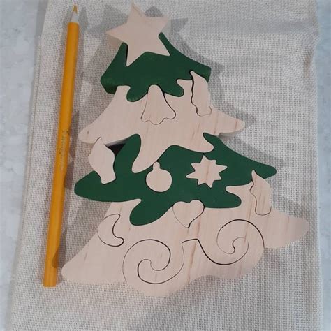 Big Wooden Tree Figurines Wooden Tree Toy Waldorf Wood Ever Green