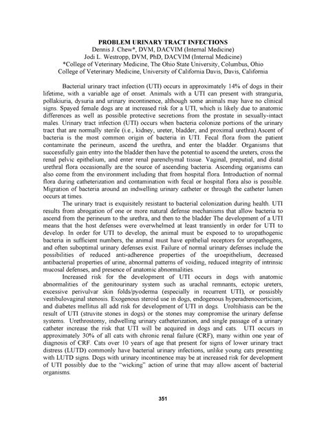 Uti Management Uti Problem Urinary Tract Infections Dennis J Chew