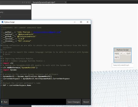 Get Scripts Own Name Developers Dynamo