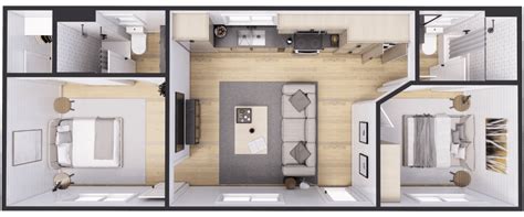 The Double Duo 2 Bed 2 Bath Container Home By Custom Container Living