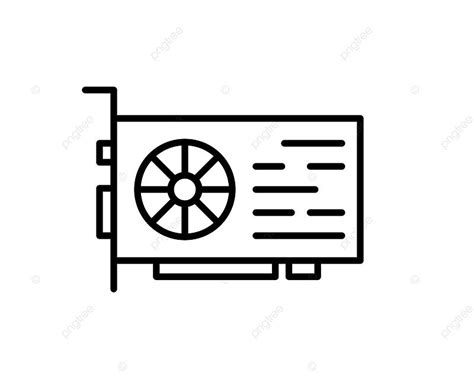 Trendy Gpu Icon On White Background Symbol Pictogram Graphic Vector Symbol Pictogram Graphic