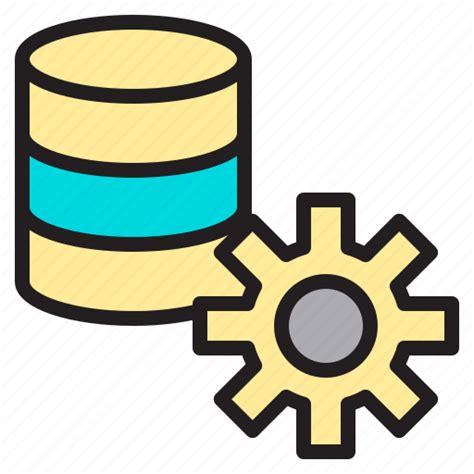 Computer Database Engine Information Internet Optimization Setting Icon Download On