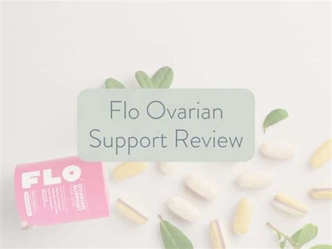 A Dietitians Honest Review Flo Ovarian Support The Pcos