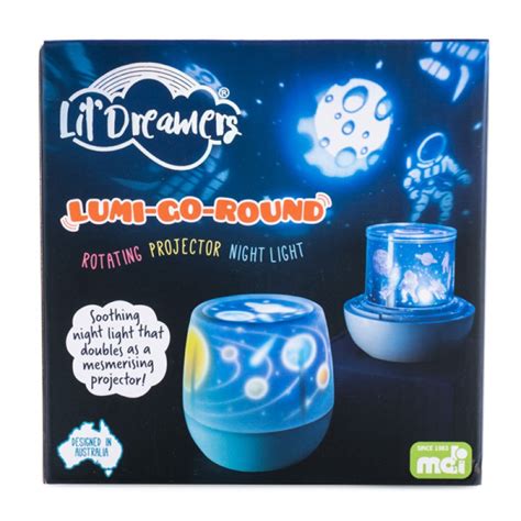 Lumi Go Round Space Rotating Projector Light I Love Lights
