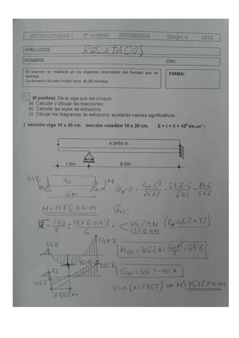 Examen Control1 Exámenes De Ingeniería De Edificación Docsity