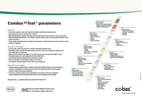 Poster Combur10 Test Parameters Pdf Pdf Urinary Tract Infection