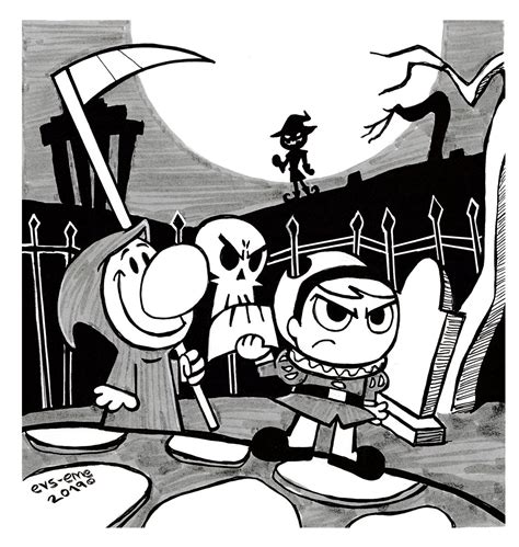 The Grim Adventures Of Billy And Mandy Coloring Pages 2025