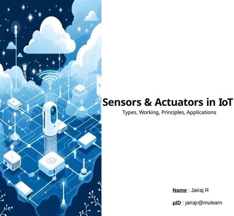Sensors And Actuators In Iot Systemspptx