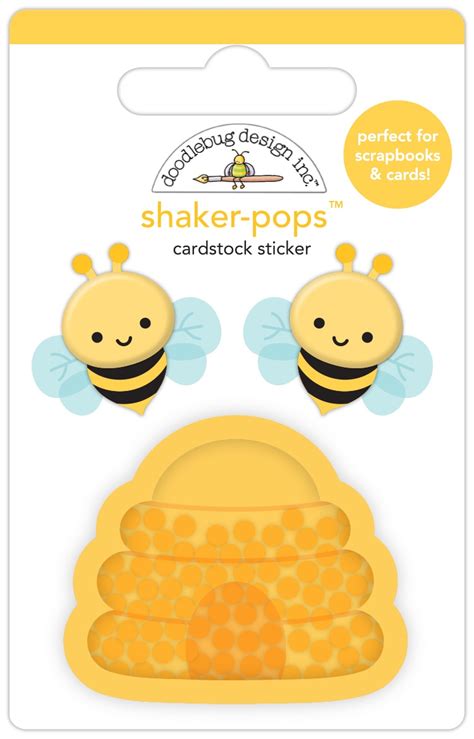 Doodlebug Shaker Pops Beehive 842715078055